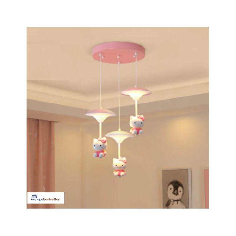 Children's room cartoon character HelloKitty ceiling lamp